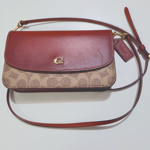 Coach | Bags | Coach Signature Coated Canvas Hayden Crossbody With ...